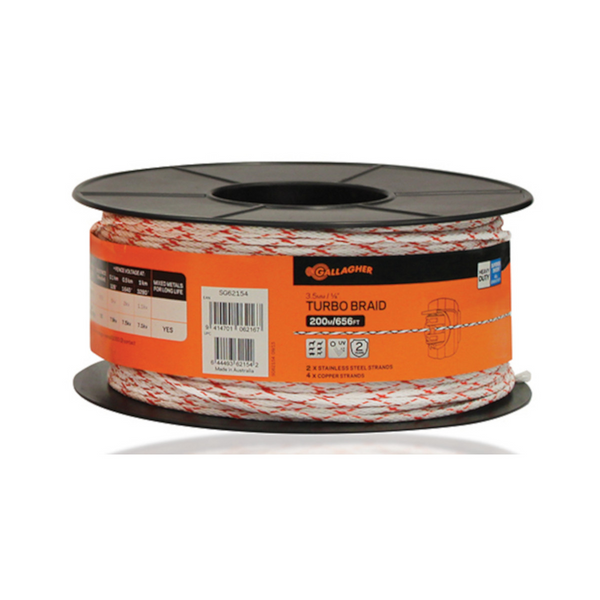 Gallagher 3.5mm Turbo Braid - 200m – Lincoln Rural